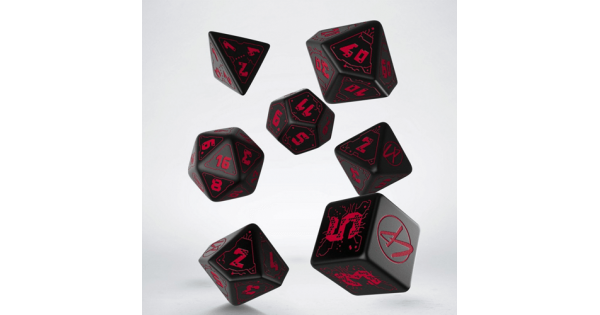 Cyberpunk Red RPG Dice Set |www.drustveneigre.rs|