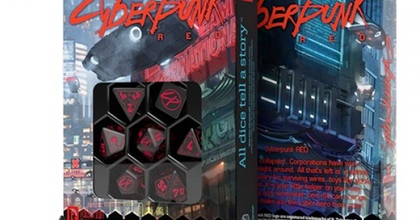Cyberpunk Red RPG Dice Set |www.drustveneigre.rs|